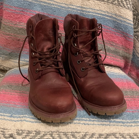 Timberland | Shoes | Rare Burgundy Timberland Antifatigue Boots | Poshmark